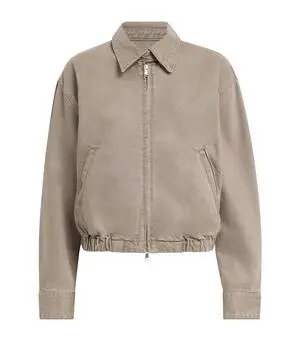 AGOLDE Nile Denim Jacket - Brown