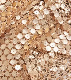 TALLER MARMO Sequinned Maxi Kaftan Dress