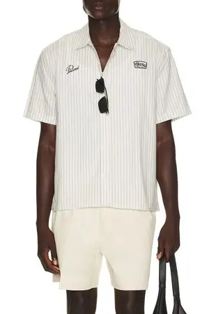 PERCIVAL Lucia Boxy Shirt In White - Ecru