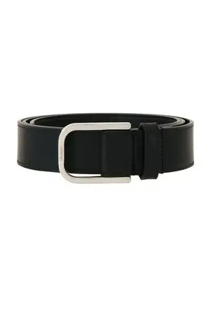 Saint Laurent Minimalist Buckle Leather Belt