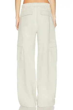 Fear Of God Relaxed Cargo Sweatpant - Vanilla Heather