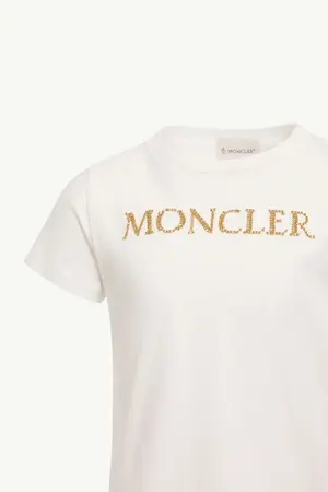 Moncler Embroidered Logo Cotton T-shirt