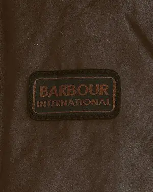 Barbour Stand-neck Casual Jacket With Snap Fastenings