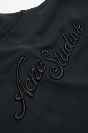Acne Studios Zip-up Sweatshirt With Embroidered Logo