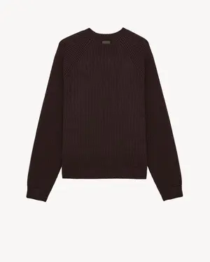 Saint Laurent Rib-knit Cashmere Sweater