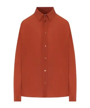 Saint Laurent Long-sleeved Shirt - Rust
