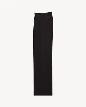 Saint Laurent Tailored Belted Trousers