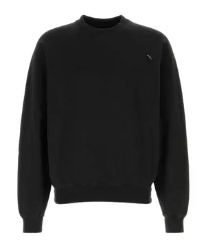 Prada Logo Patch Sweatshirt - Black