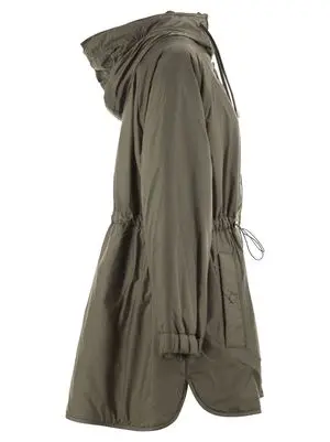 Max Mara Long-sleeved Reversible Parka