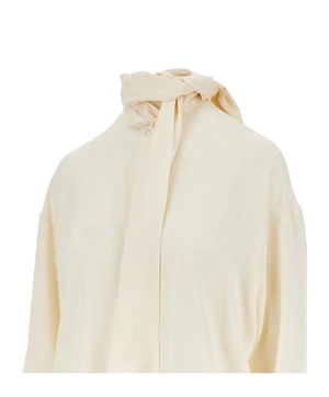 Etro Silk-blend Jacquard Shirt With Paisley Motif And Scarf