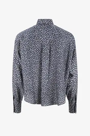 Brunello Cucinelli Printed Long-sleeved Shirt