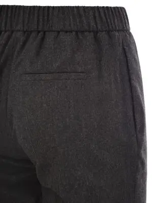 Peserico Elastic Waist Trousers - Anthracite