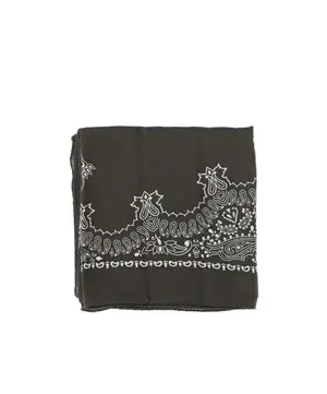 Destin Patterned Square Scarf - Darkchoco