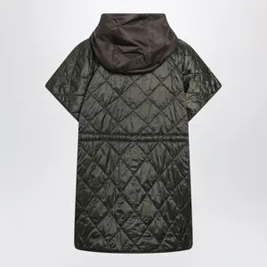 Max Mara Quilted Hooded Gilet - Mud