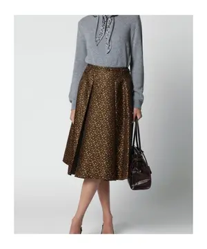 Prada Jacquard Duchesse Skirt - No
