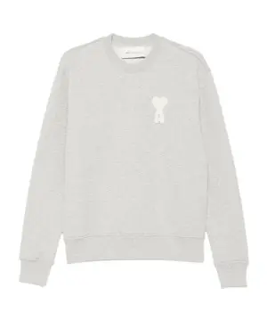 AMI Paris Sweatshirt With Heart Appliqu