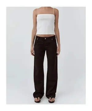 ST. AGNI Belt Loop Jeans