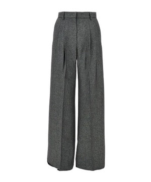 Andamane Casual Trousers With Belt Loops - Black