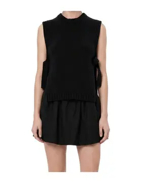 Soeur Sleeveless Knit Sweater