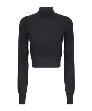 Sportmax Long-sleeved Sweater - Black