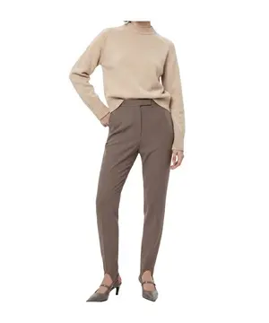 Soeur Slit-cuff Ribbed-trim Crew Neck Sweater - No