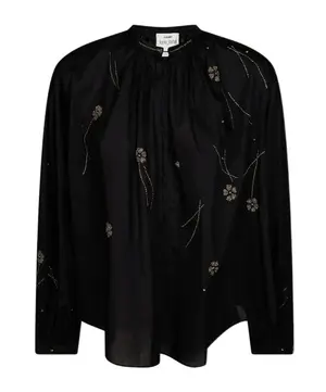 FORTE_FORTE Long-sleeved Shirt - Black