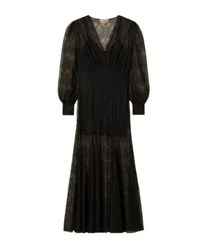 TWINSET Valenciennes Lace Maxi Dress