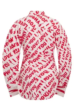 Philosophy Di Lorenzo Serafini Typographic Print Shirt
