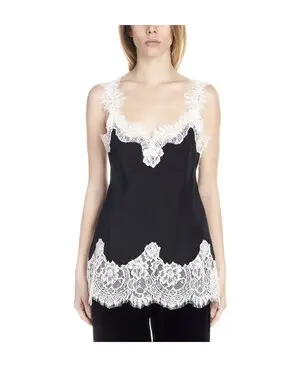 Gold Hawk Lace Detail Top - Multicolor