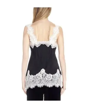Gold Hawk Lace Detail Top