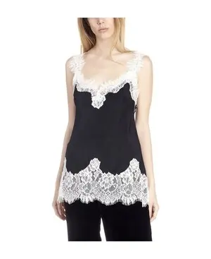 Gold Hawk Lace Detail Top
