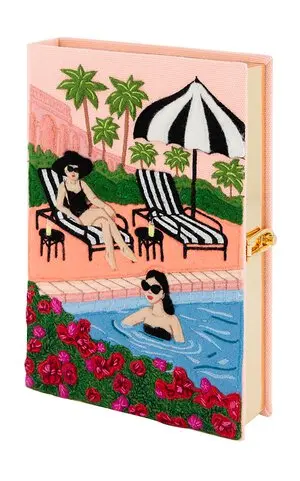 OLYMPIA LE-TAN Embroidered Book Clutch