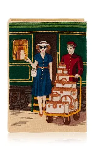 OLYMPIA LE-TAN Travel In Style Clutch - Brown