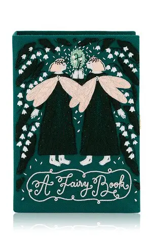 OLYMPIA LE-TAN A Fairy Book Clutch Green