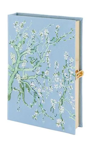 OLYMPIA LE-TAN Almond Blossoms Clutch - Blue