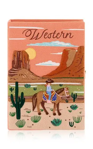 OLYMPIA LE-TAN Western Clutch - Pink