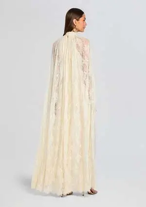 Hemant & Nandita Onir" Cape Maxi Dress