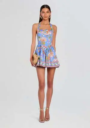 Hemant & Nandita Hema Corseted Mini Dress