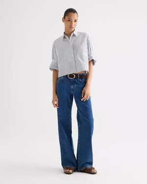 TWP New Straight Jeans In Heavy Denim - Paris
