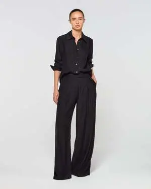 Serena Bute Silk Serena Trouser - Black