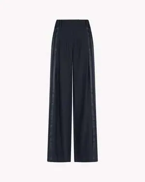 Serena Bute Silk Serena Trouser - Navy