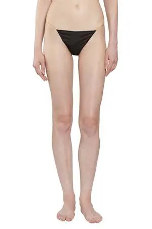 Saint Laurent Silk Briefs - Black