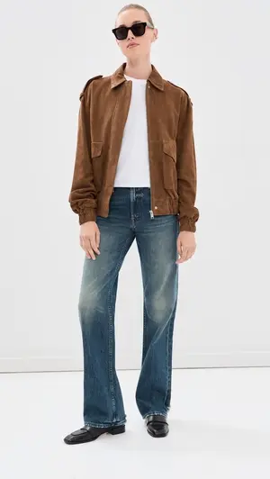 ARMA Halti Lamb Suede Jacket - Saddle