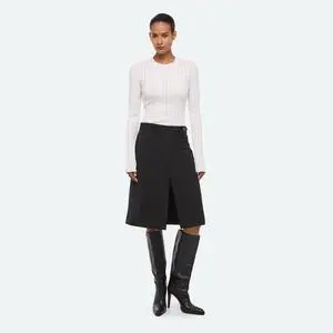 Helmut Lang Wardrobe Belted Skirt - Black