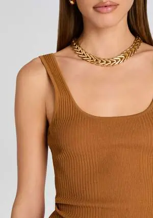 SEROYA Alberta Knit Tank - Dune