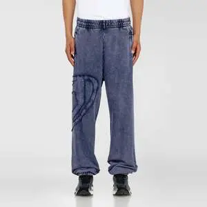 DIESEL® Organic Cotton Sweatpants With Oval D Patch