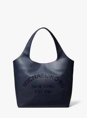 Michael Kors Cooper Small Logo Embossed Tote Bag