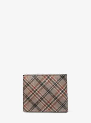 Michael Kors Cooper Plaid Print Wallet