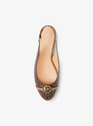 Michael Kors Dori Signature Logo Slingback Flat