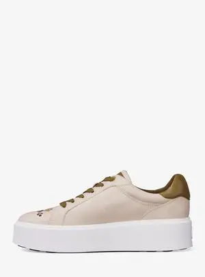 Michael Kors Romey Embellished Platform Sneaker